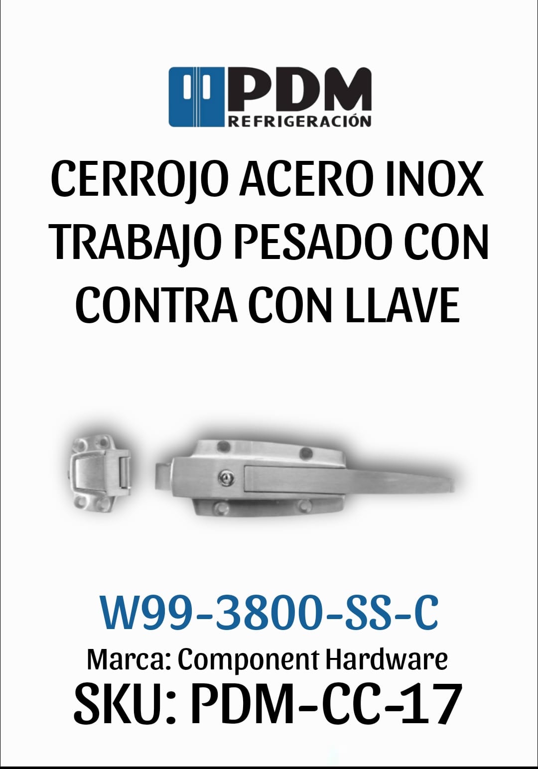 W99-3800-SS-C - PDM Refrigeración